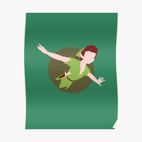 "Peter Pan Minimalist" Poster for Sale by BigDayPascal | Redbubble