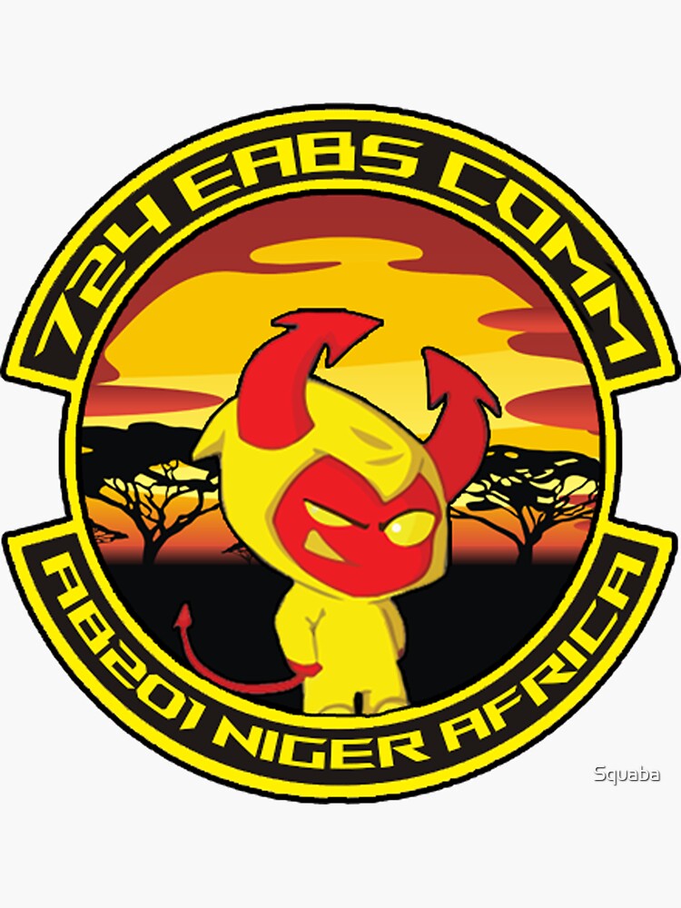 "724 EABS COMM Flight logo" Sticker for Sale by Squaba | Redbubble