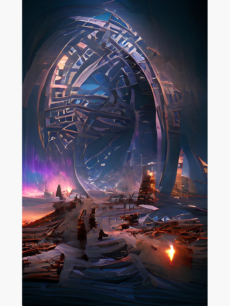 "Stargate ruins" Sticker for Sale by zorropriest | Redbubble