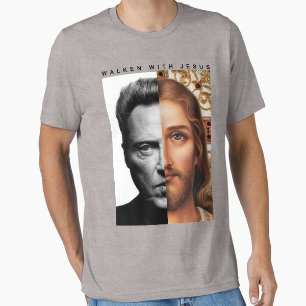 "Walken with Jesus" Essential T-Shirt for Sale by LeoZitro | Redbubble
