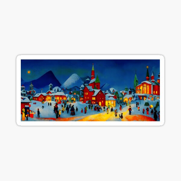 "Following the Star of Bethlehem." Sticker for Sale by BMaryna | Redbubble