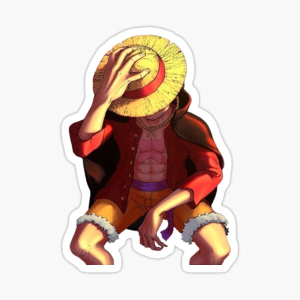 "anime one piece luffy" Sticker for Sale by LinaMercata0428 | Redbubble
