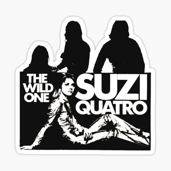 "VTG OLD WildOnes B/W Retro Suzi-Quatro Distressed Album Essential ...