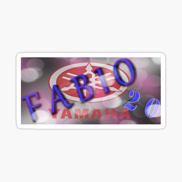"Fabio Quartarro Yamaha 20 bokeh" Sticker for Sale by Husky | Redbubble