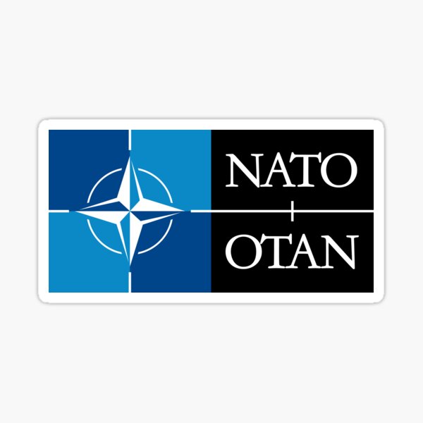 "NATO Flag" Sticker for Sale by ArgosDesigns | Redbubble