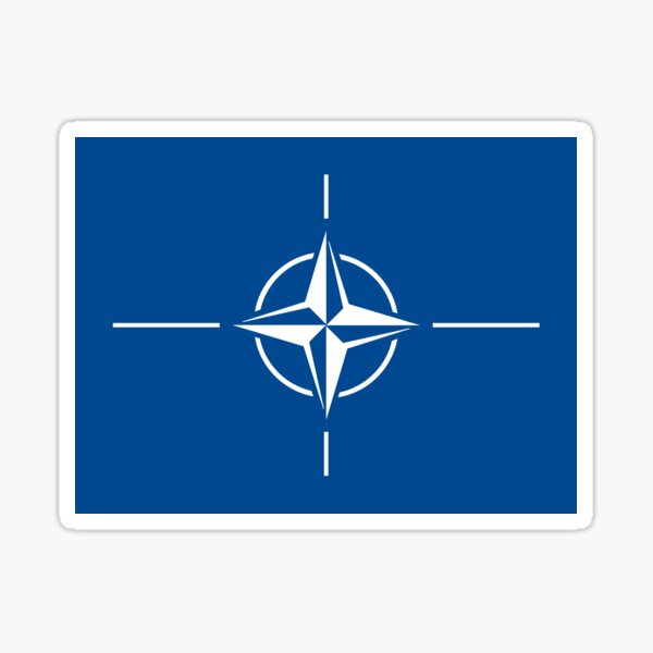 "NATO Flag" Sticker for Sale by ArgosDesigns | Redbubble