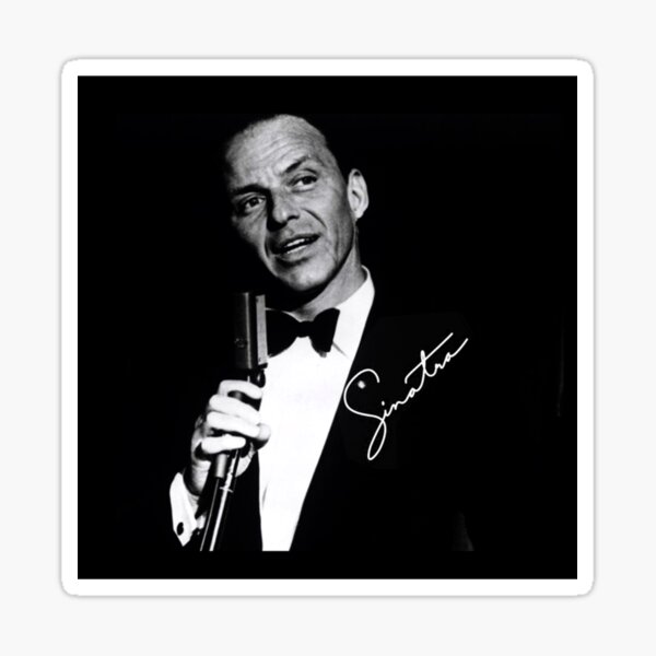 "Frank Sinatra Mugshot" Sticker for Sale by kmetzerazo | Redbubble