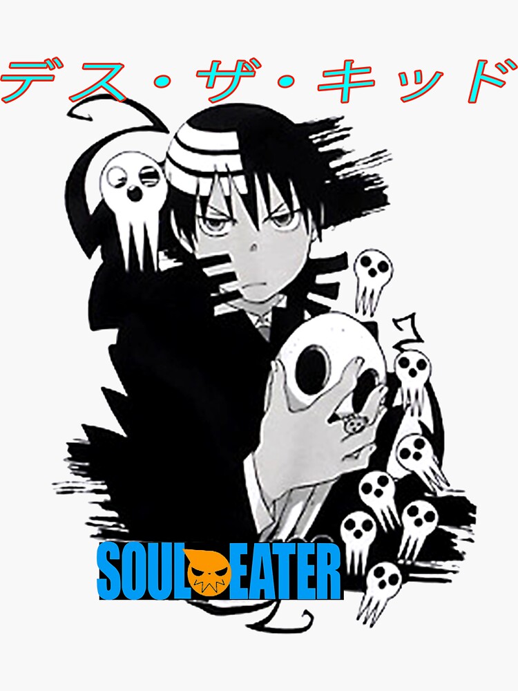 "Death The Kid ( Soul Eater )" Sticker for Sale by HASSANIYATT | Redbubble