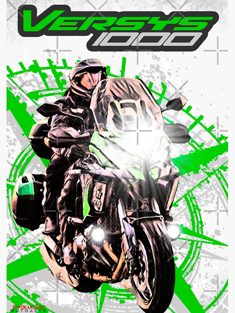 "Versys 1000 " Sticker for Sale by Evomotoarte | Redbubble