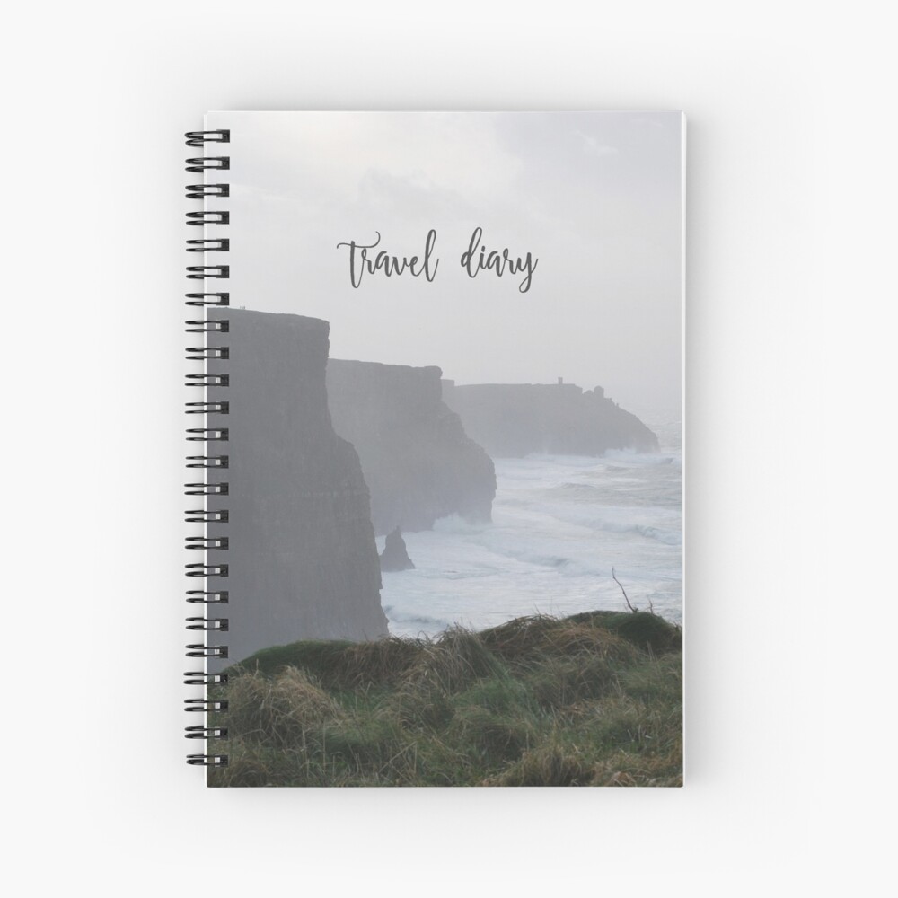 "Travel Diary" Spiral Notebook for Sale by MadameVulpine | Redbubble