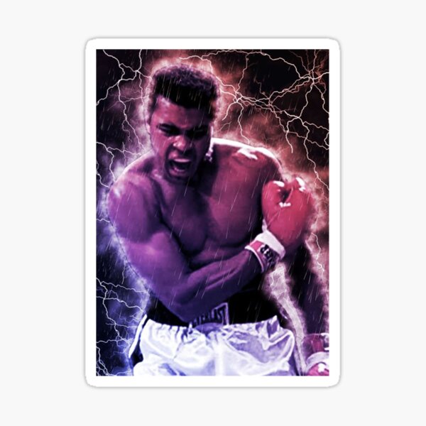 "Muhammad Ali" Sticker for Sale by zorkotghu | Redbubble