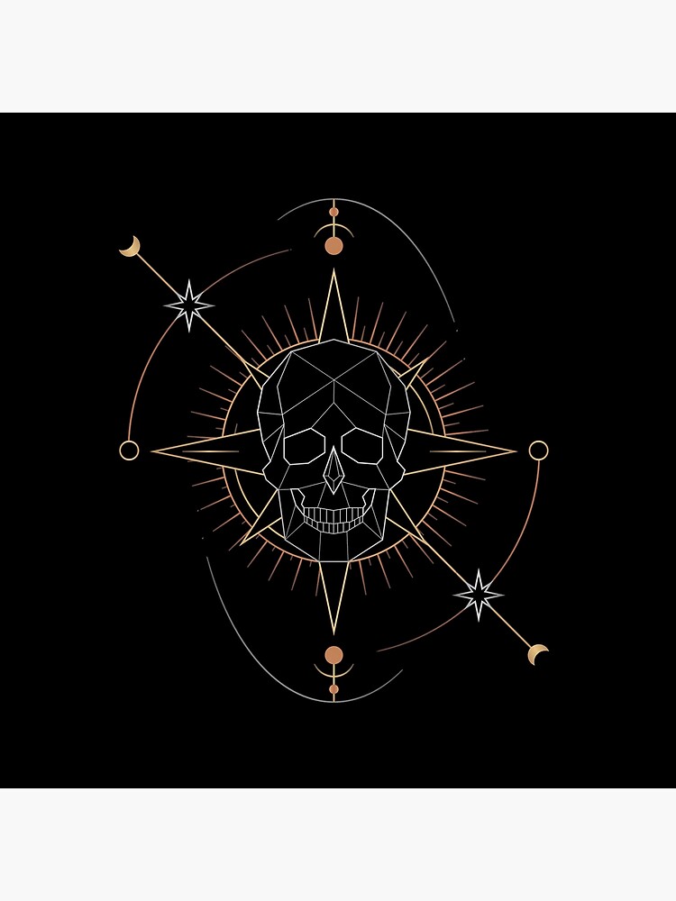 "Celestial Skull" Poster for Sale by MissTSix | Redbubble