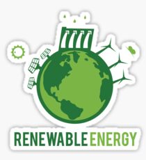 Renewable Energy Stickers | Redbubble