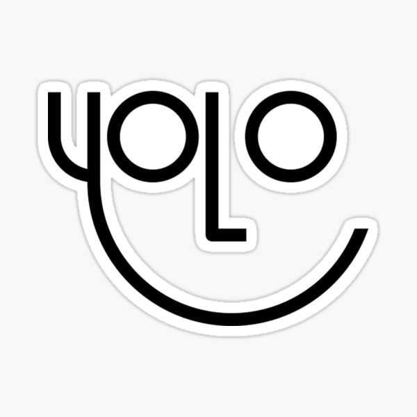"Yolo face" Sticker for Sale by Monac01 | Redbubble