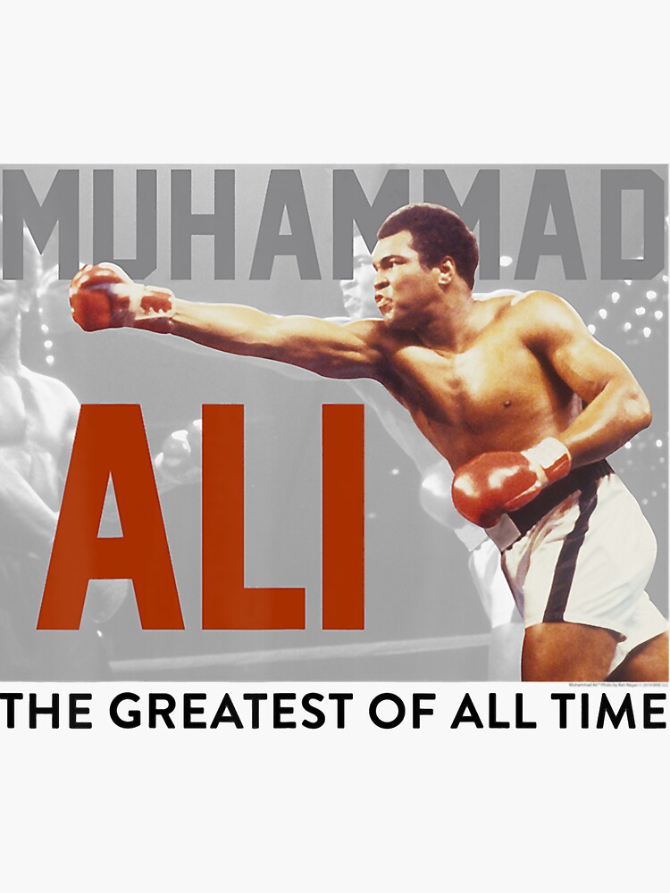 "Muhammad Ali" Sticker for Sale by ackmanw | Redbubble