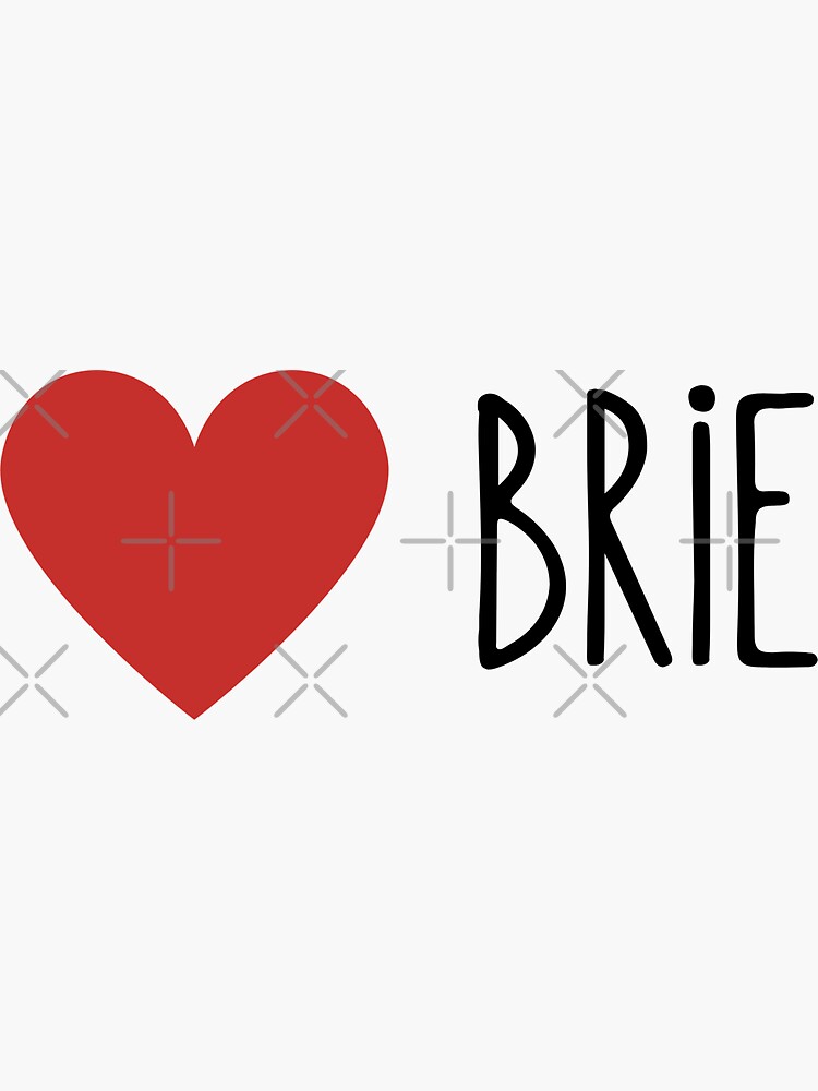 "I love brie cheese Handwritten " Sticker for Sale by NUMAtravel ...
