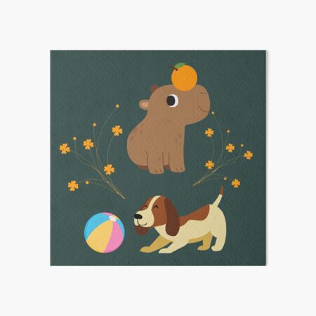 "Capybara And Dog,Capybara With Oranges,Capybara Funny, Cute Capybara ...