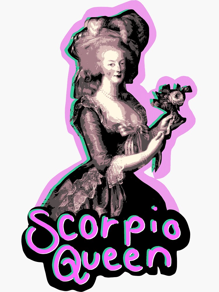 "Scorpio Queen " Sticker for Sale by 3ET3 | Redbubble
