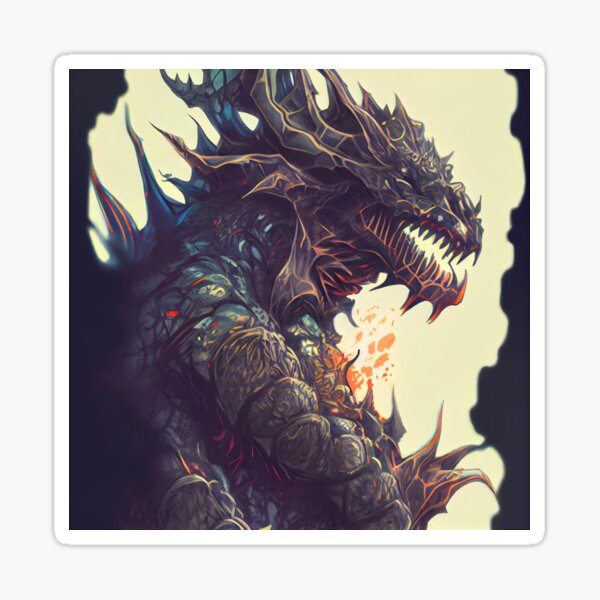 "Kaiju" Sticker for Sale by michae1l | Redbubble
