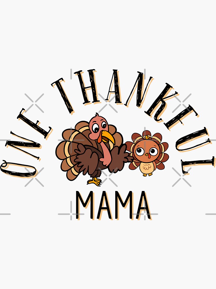 "Mama and baby turkey" Sticker for Sale by Mermaidssparkle | Redbubble