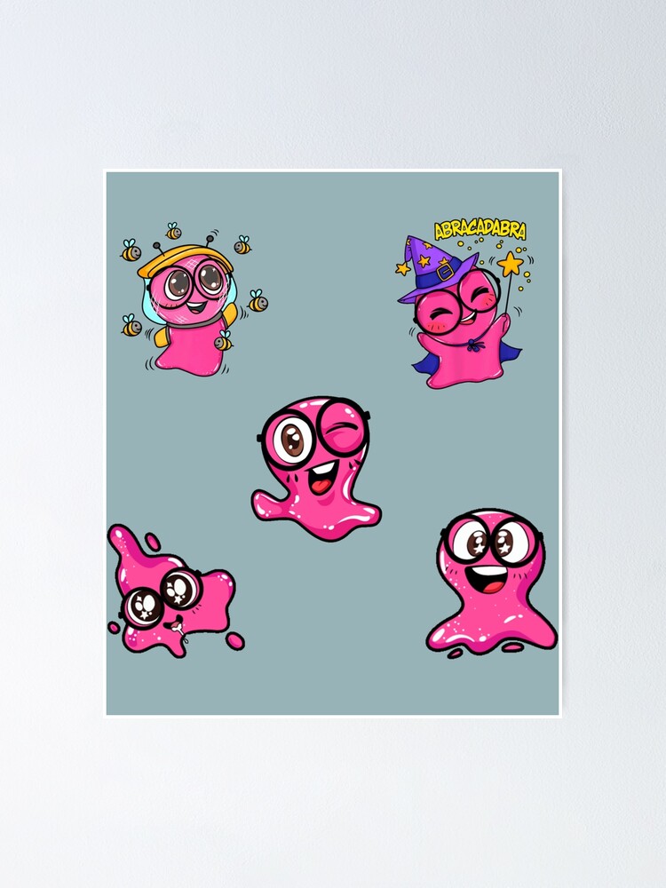 "Slick Slime Sam Pack " Poster for Sale by KadeReilly | Redbubble