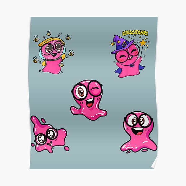 "Slick Slime Sam Pack " Poster for Sale by KadeReilly | Redbubble
