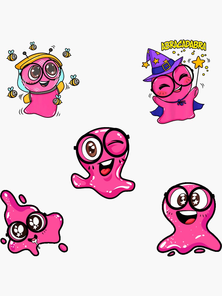 "Slick Slime Sam Pack " Sticker for Sale by KadeReilly | Redbubble
