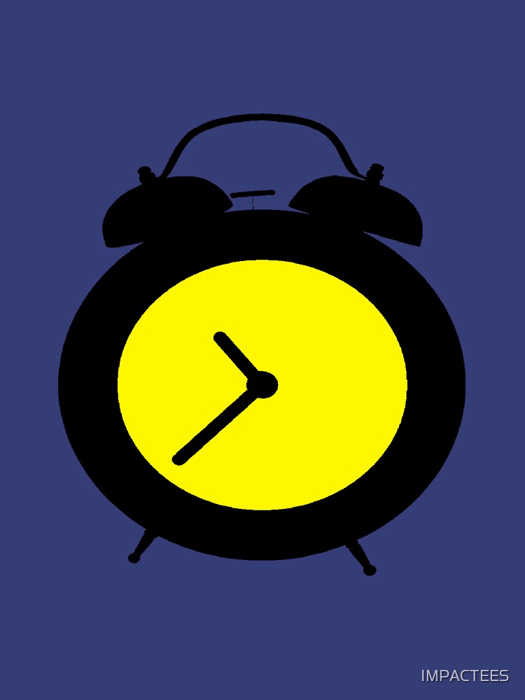 "ALARM CLOCK" T-shirt for Sale by IMPACTEES | Redbubble | modern t ...