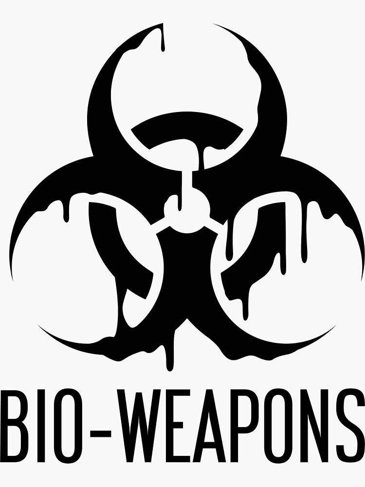 "BIO-WEAPONS" Sticker for Sale by warmbubble | Redbubble