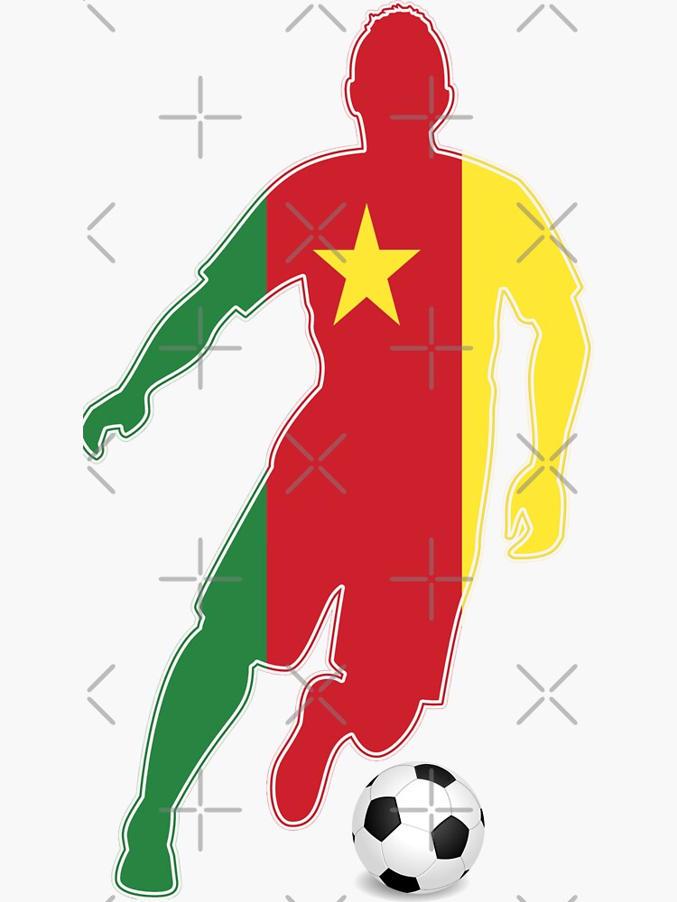 "Cameroon Soccer Football Player" Sticker for Sale by KleineStar ...