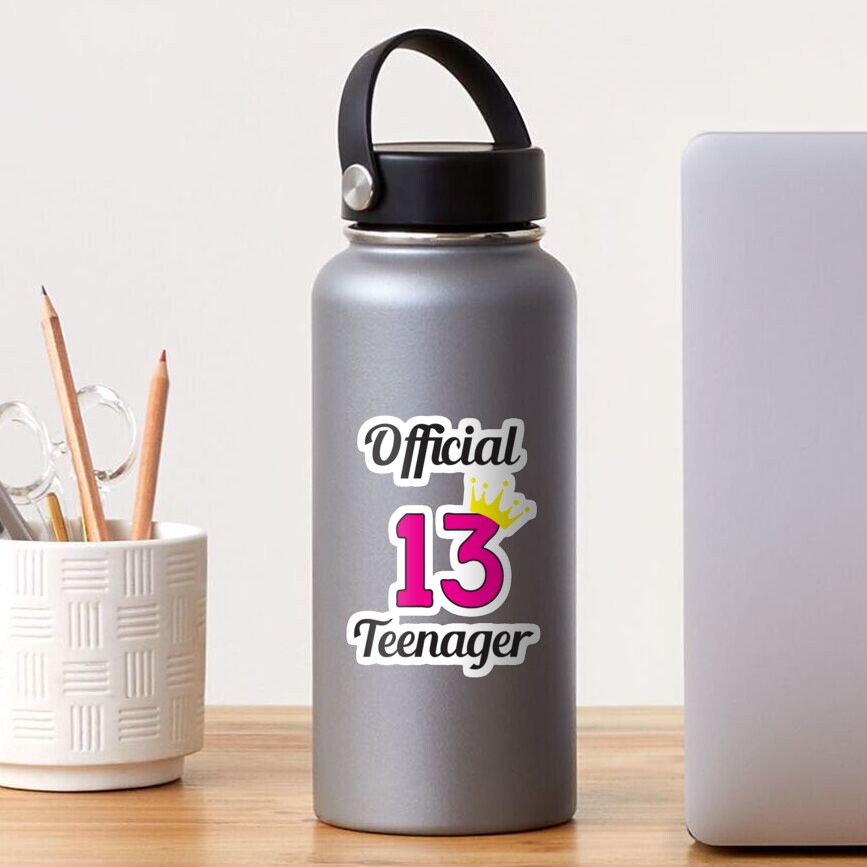 "Offizielle Teenager 13 - Teen Girl Geburtstagsgeschenk" Sticker von ...