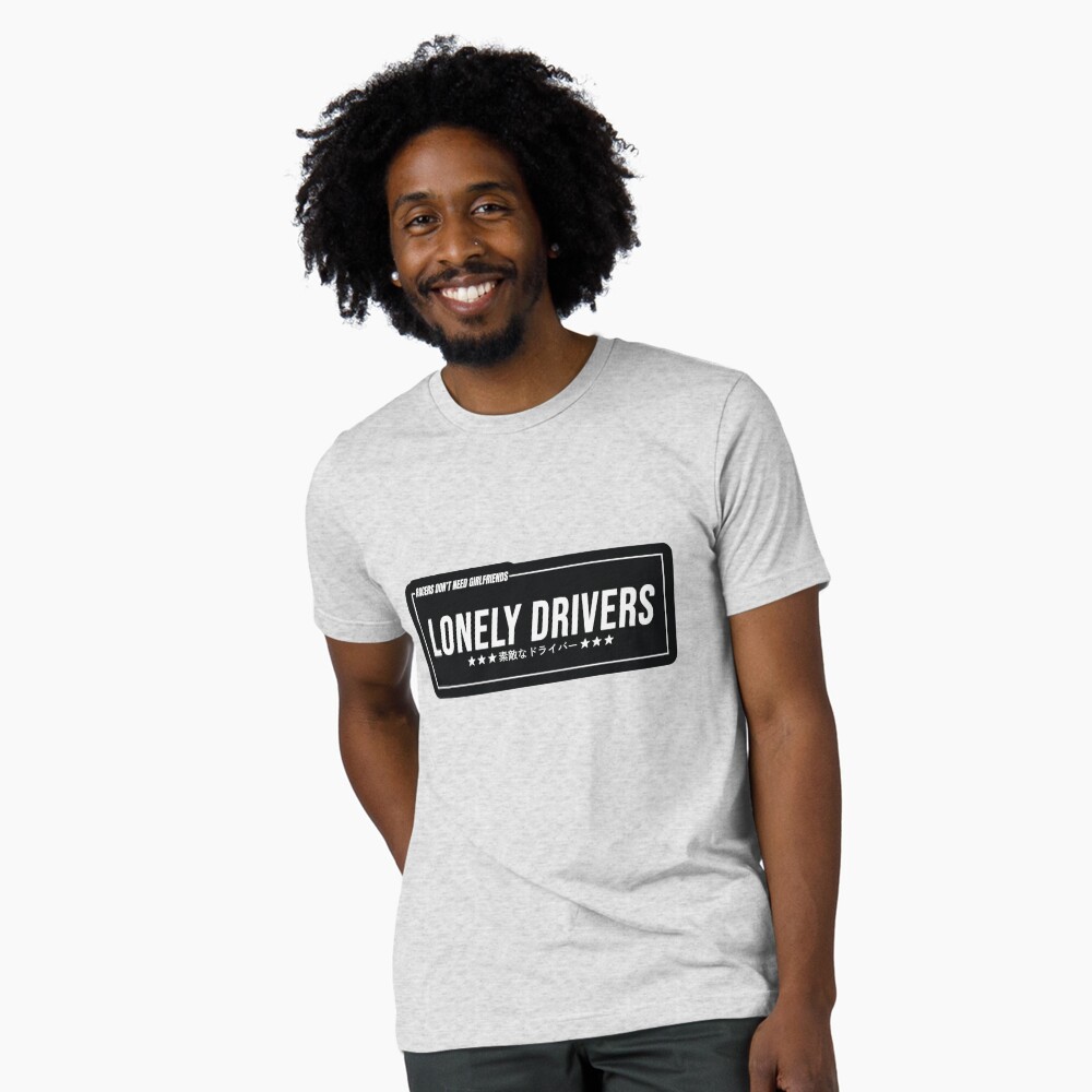 "Racers Don't Need Girlfriends - Lonely Drivers" Sticker for Sale by ...
