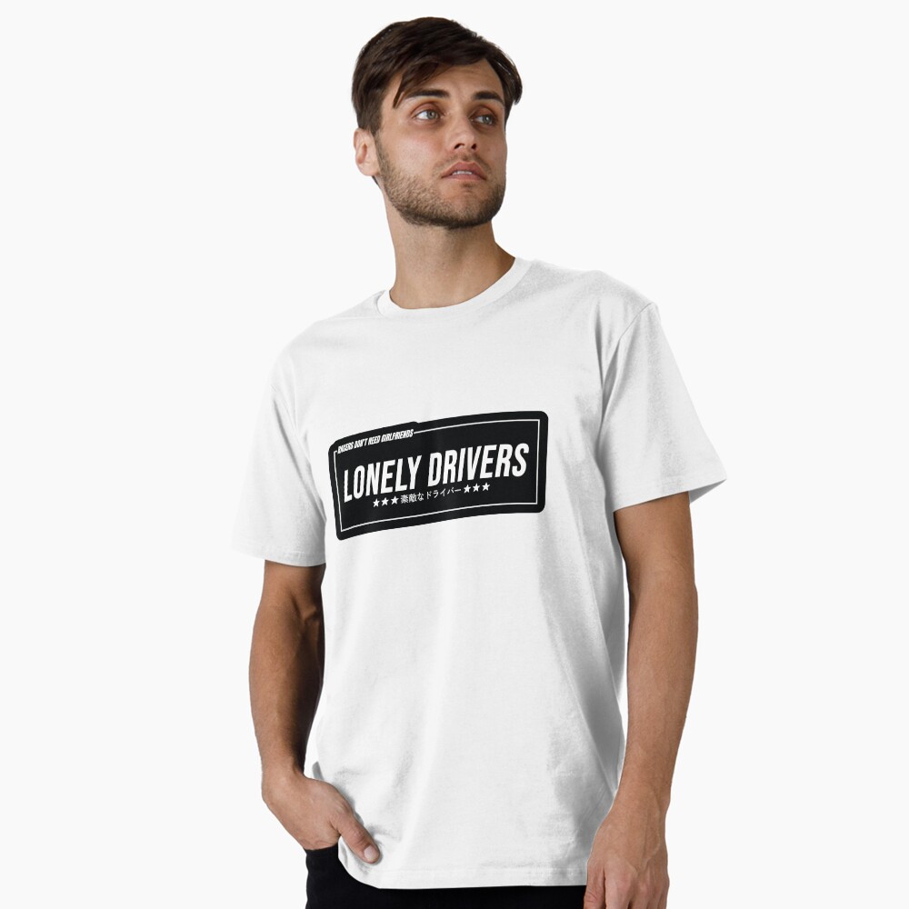 "Racers Don't Need Girlfriends - Lonely Drivers" Sticker for Sale by ...