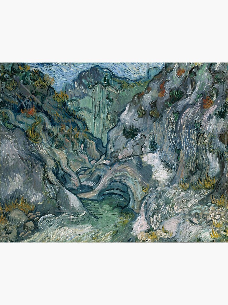"Van Gogh: The Ravine of the Peyroulets" Sticker for Sale by koo17leon ...