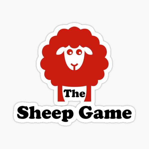 "The Sheep Game Merch The Sheep Game Logo" Sticker for Sale by BenRyme ...