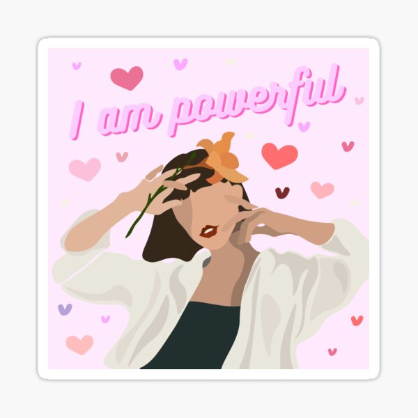 "Affirmation - I'm Powerful " Sticker for Sale by LoreenNicole | Redbubble