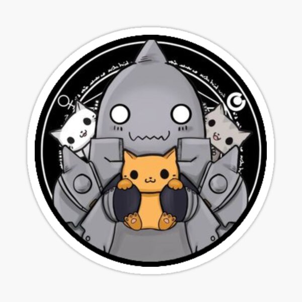 "Full Metal Alchemist - Alphonse Cute " Sticker for Sale by ...