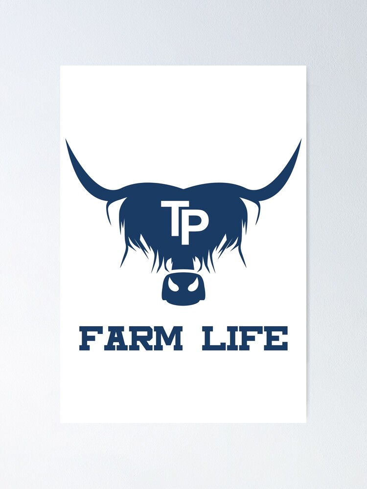 "Tom Pemberton Merch Farm Life Logo" Poster for Sale by BenRyme | Redbubble