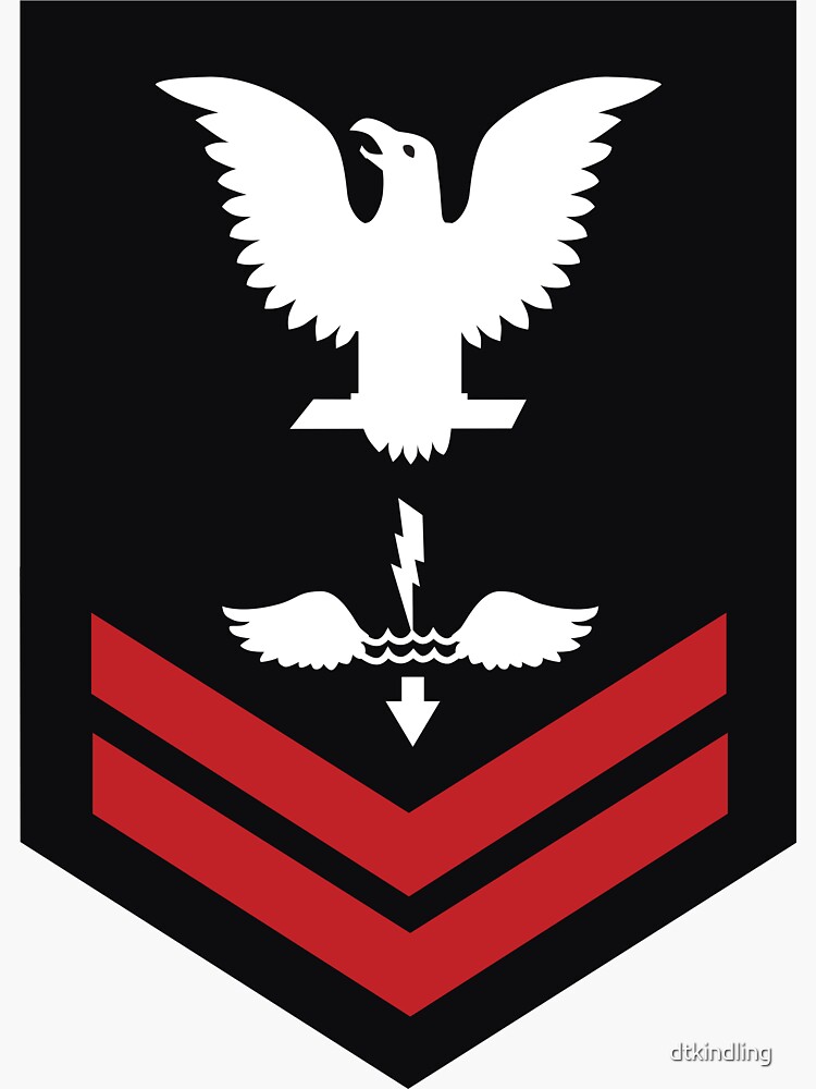 "AX2 AVIATION ANTISUBMARINE WARFARE TECHNICIAN Second Class" Sticker ...