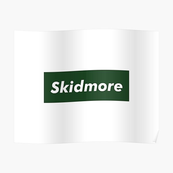 "Skidmore Box Logo" Poster for Sale by underdogdesigns | Redbubble