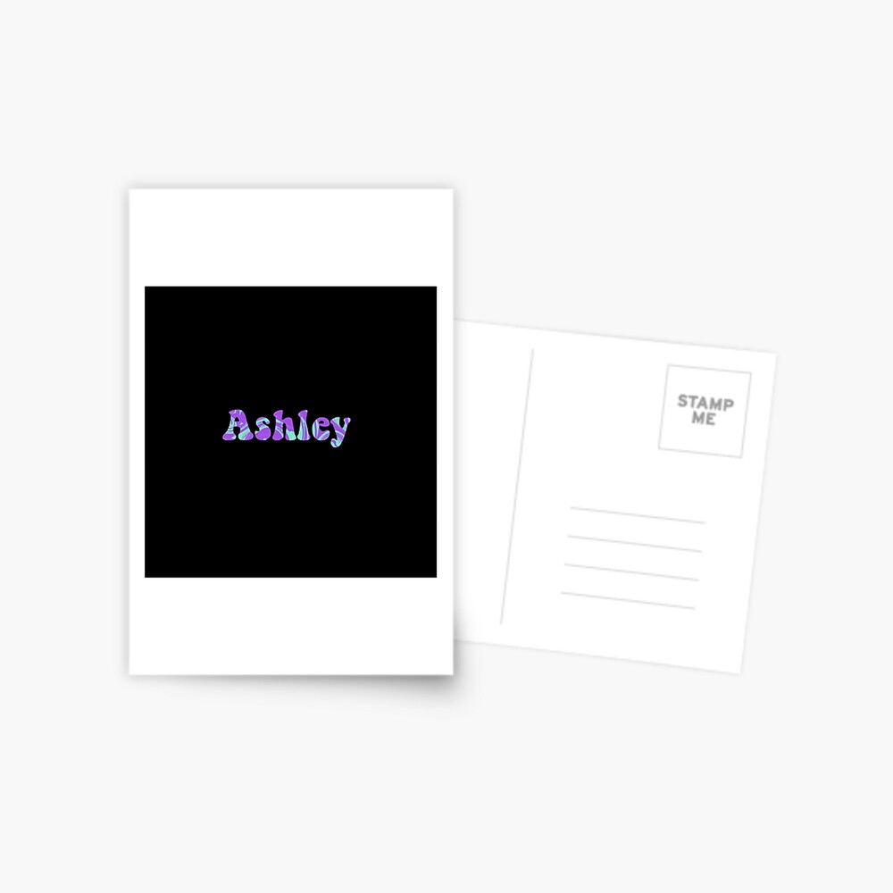 "Ashley name " Sticker for Sale by teknoshop | Redbubble