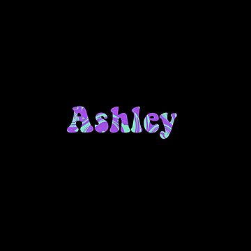 "Ashley name " Sticker for Sale by teknoshop | Redbubble