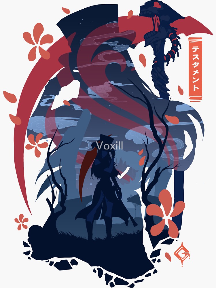 "Testament" Sticker for Sale by Voxill | Redbubble