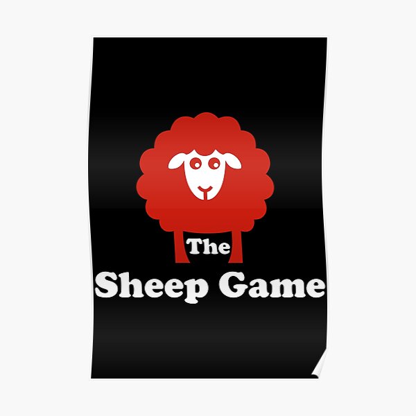 "The Sheep Game Merch The Sheep Game Logo" Poster for Sale by BenRyme ...
