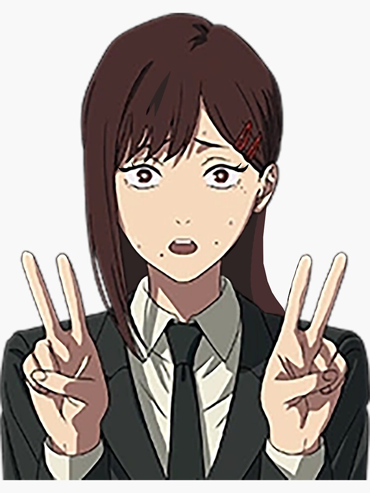 "Kobeni Higashiyama (Chainsaw Man)" Sticker for Sale by kawaiicrossing ...