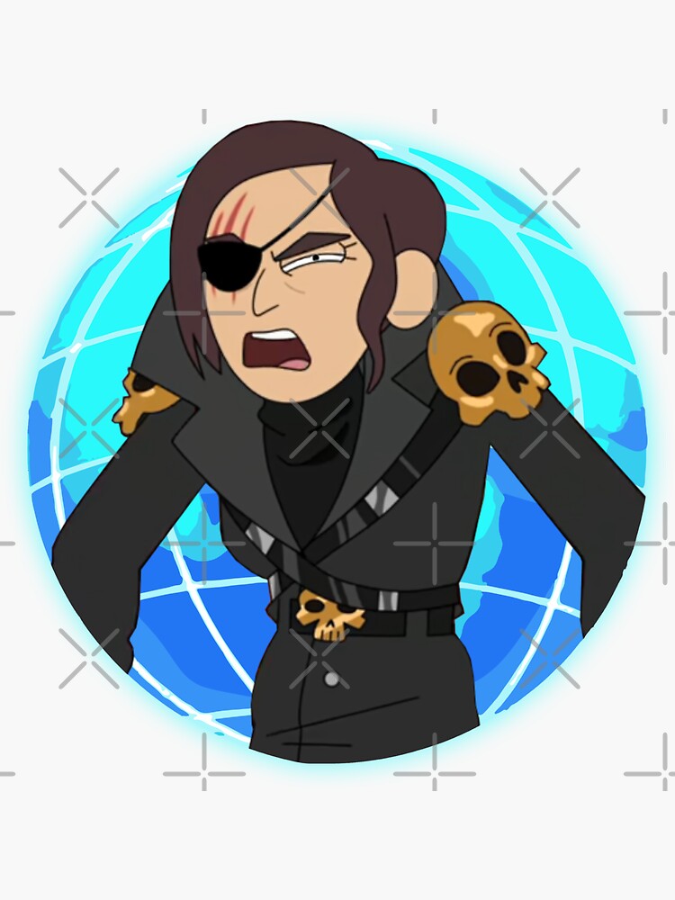 "Inside Job -Evil Reagan" Sticker for Sale by Hyenas Design | Redbubble