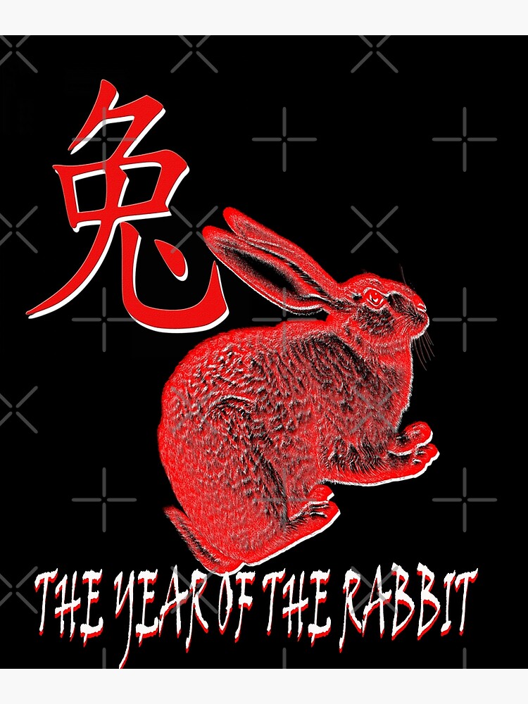 "Chinese Zodiac Year of The Rabbit Animal Sign Lunar New Year" Poster ...