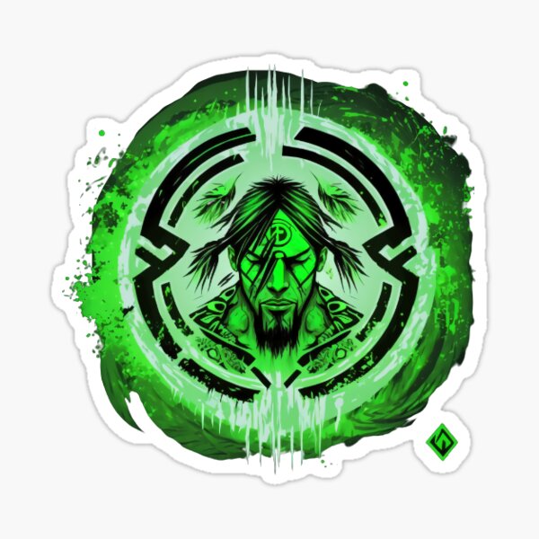 "Shaman Insignia" Sticker for Sale by TheDigitalAnvil | Redbubble