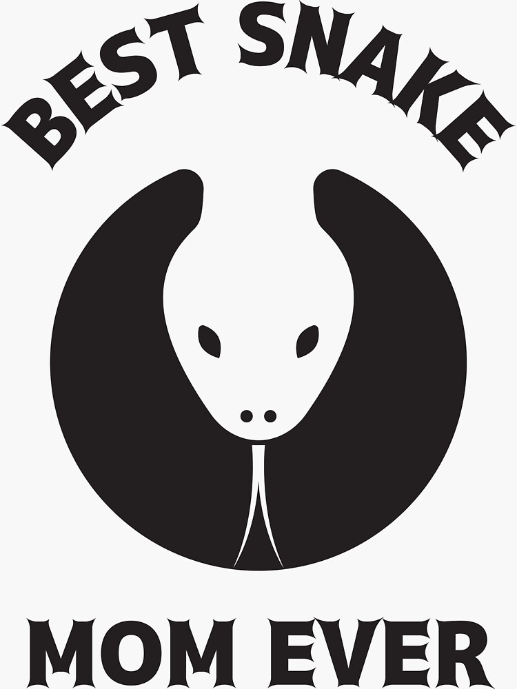 "Best snake mom ever" Sticker for Sale by meesara | Redbubble