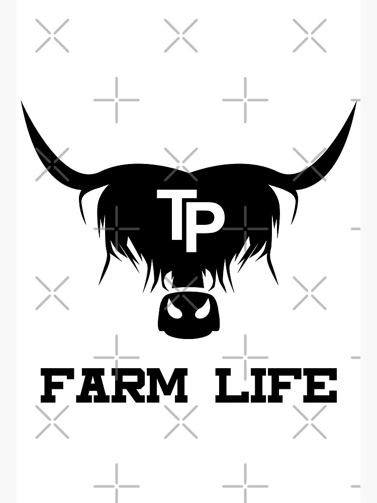 "Tom Pemberton Merch Farm Life Logo" Poster for Sale by BenRyme | Redbubble